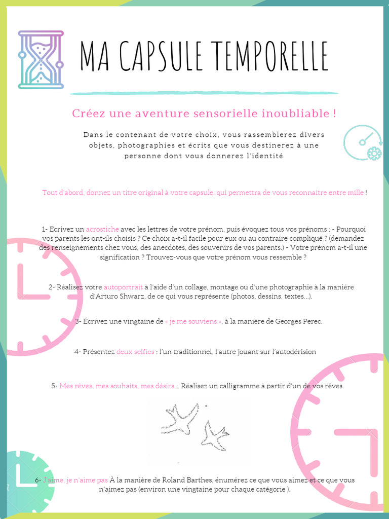 Capsule temporelle | PDF