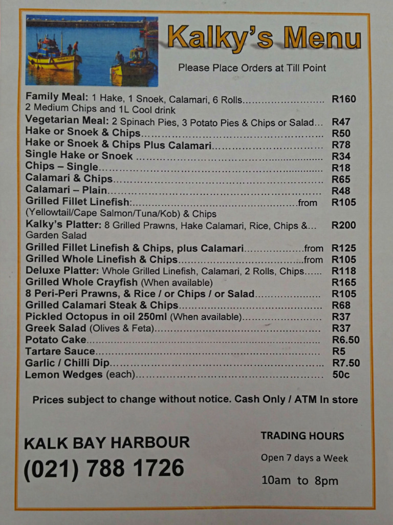 Kalkys Full Menu | PDF