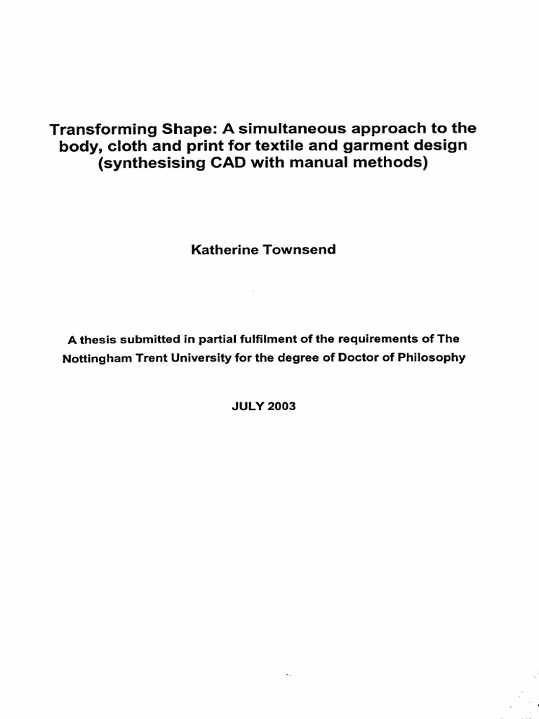 Transforming Shape A Simultaneous Approa | PDF