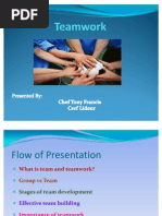 Teamwork PPT Presentation | PDF | Leadership | Trust (Emotion)