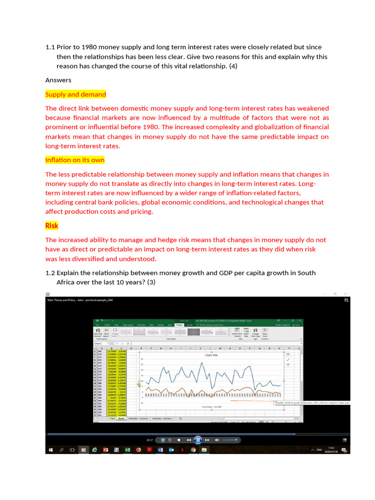 Economics 3B Tut1 Memo | PDF