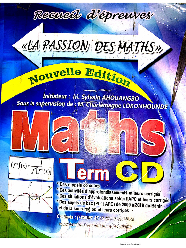 Maths Passion Exo Tle C Et D | PDF