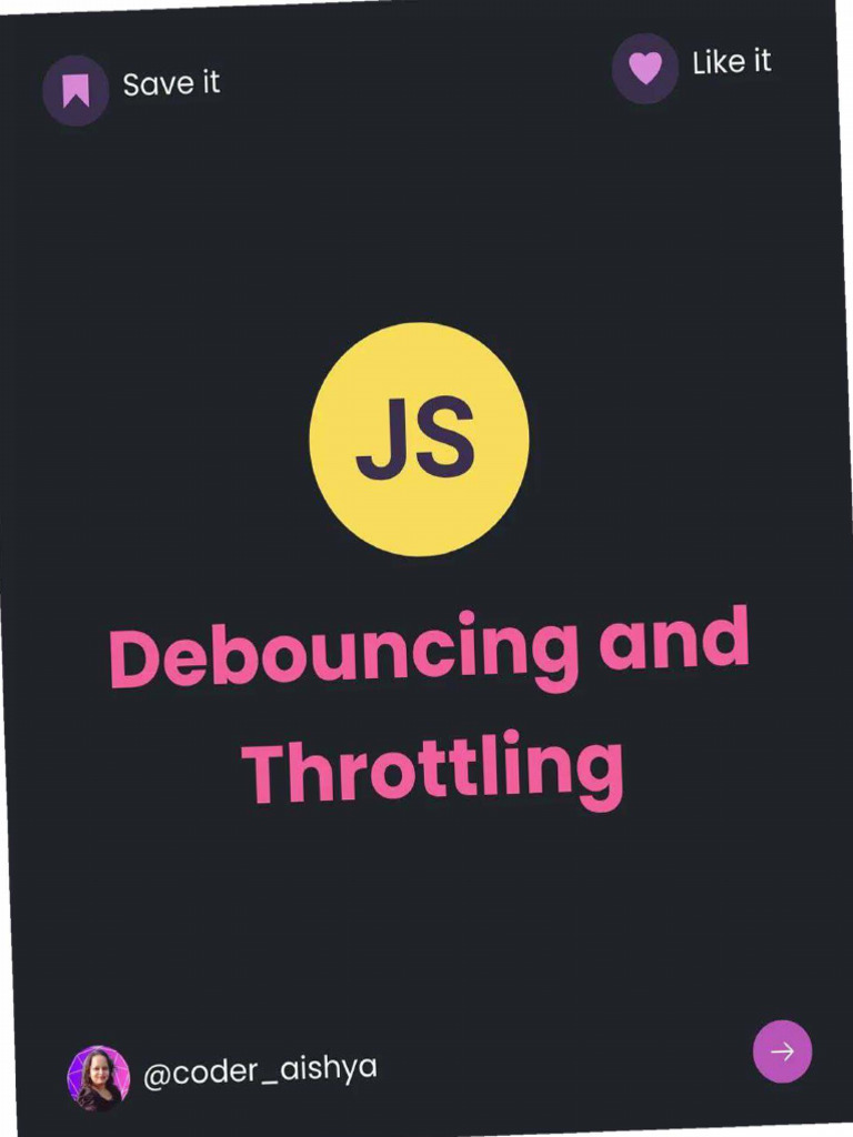 Debounce & Throttle in JavaScript-5 | PDF