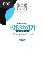 Botswana Vision 2036: Four Pillars | PDF | Sustainability | Botswana
