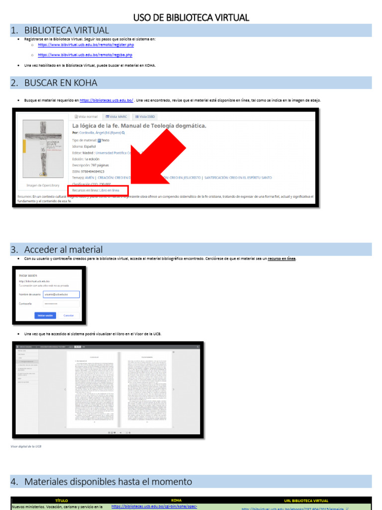 Uso de Biblioteca Virtual | PDF