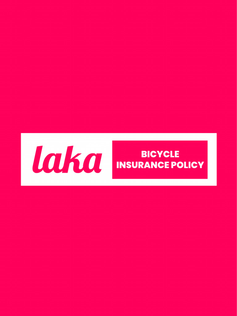 Laka+Cycle+Insurance+-+Policy+Wording+v1 2 | PDF | Insurance | Fraud
