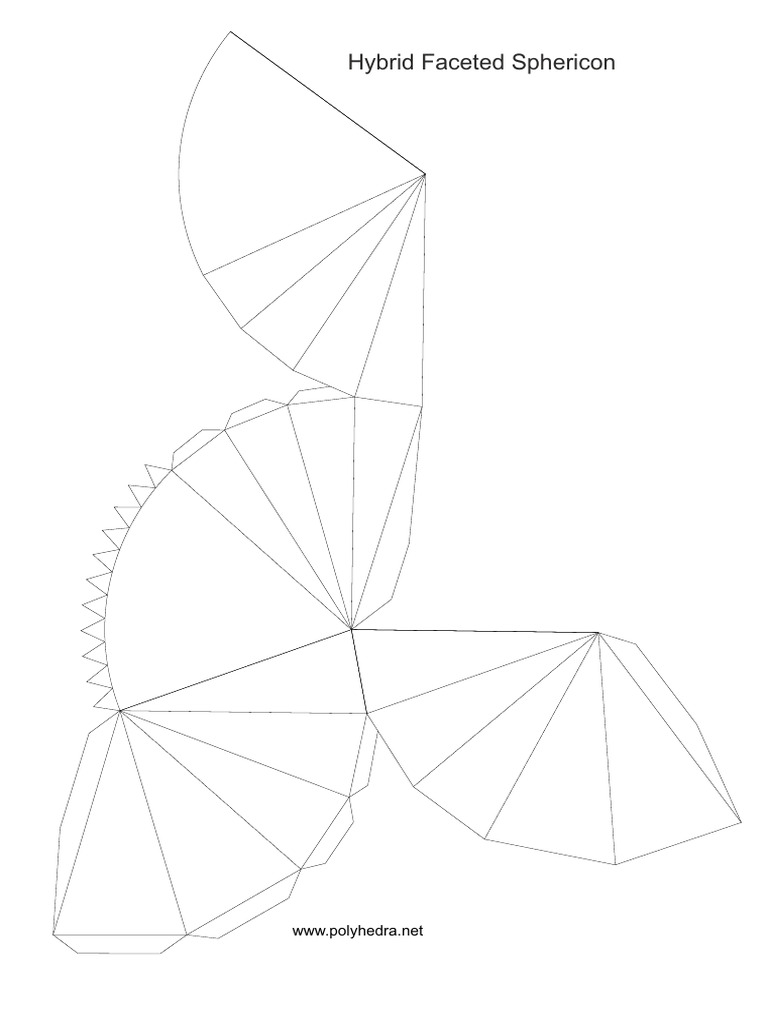 Hybrid Faceted Sphericon | PDF