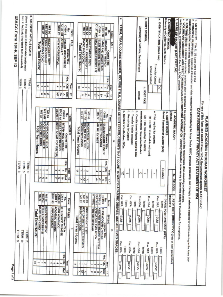UCSB 104-R Example | PDF