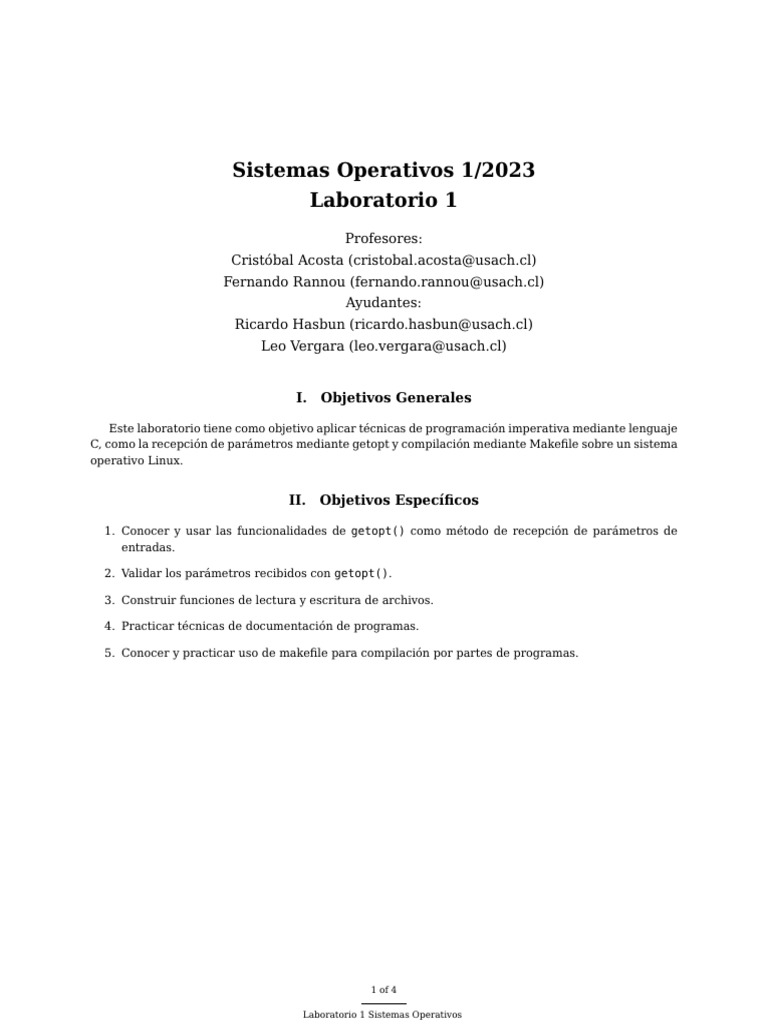 Lab1 SO1 2023 | PDF