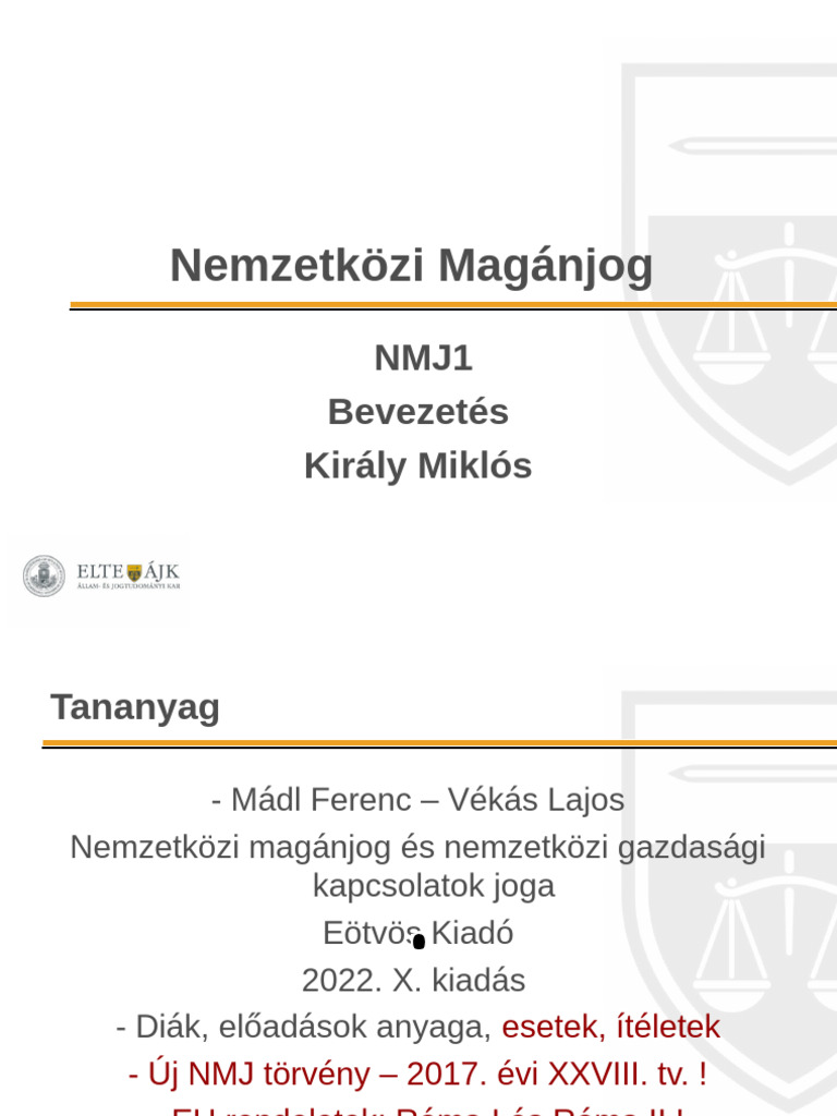 NMJ - 2024 - 1 - BevezetÃ©s | PDF