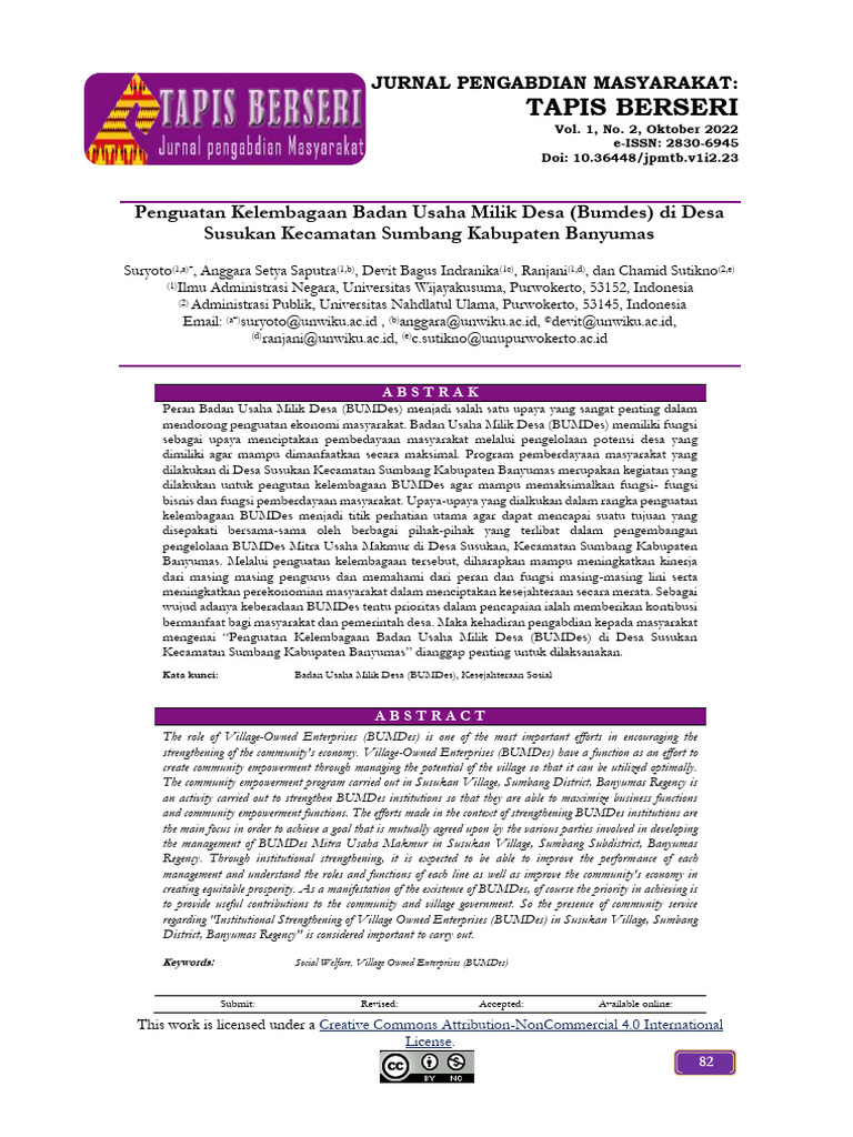 2.suryoto Bumdes | PDF