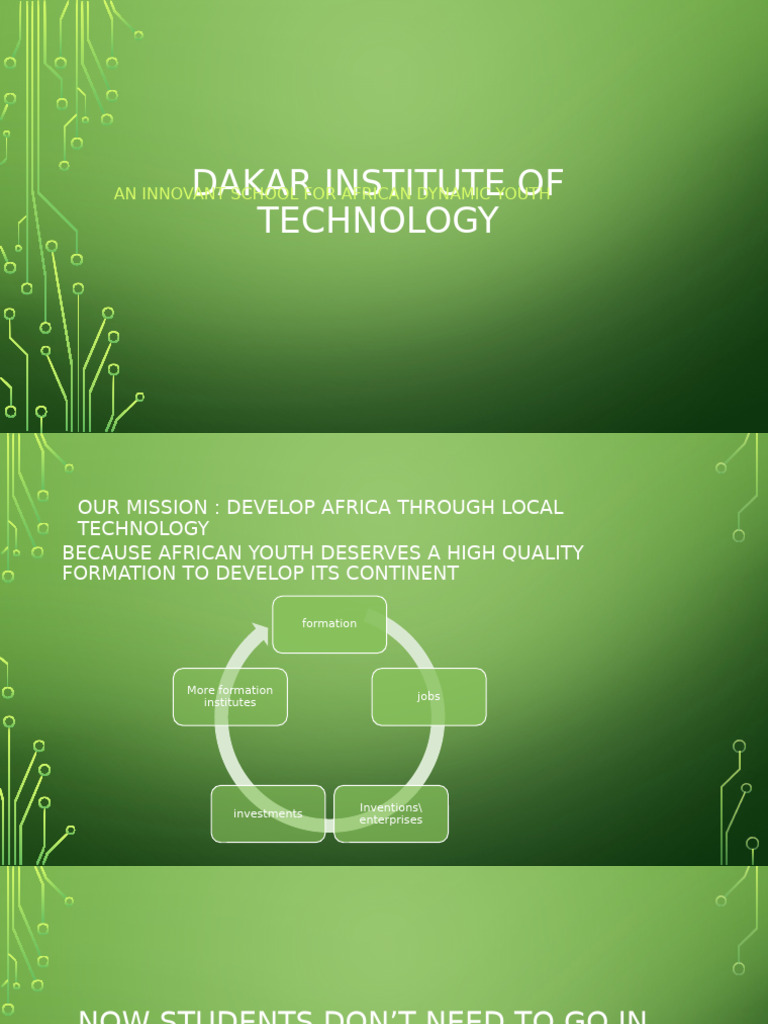 Dakar Institute of Technology | PDF