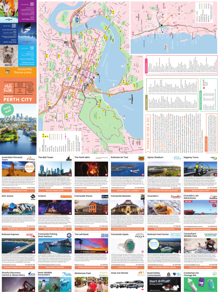 Perth City Map 2023 | PDF