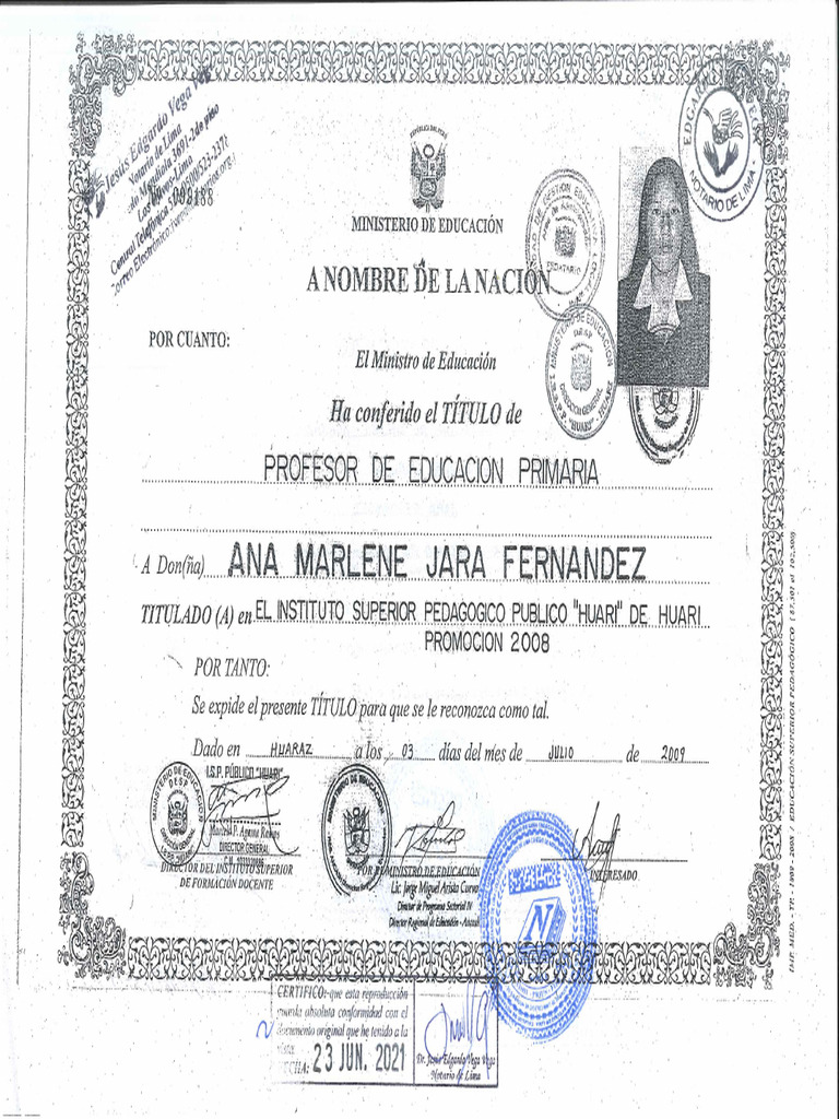 Titulo Legalizado | PDF