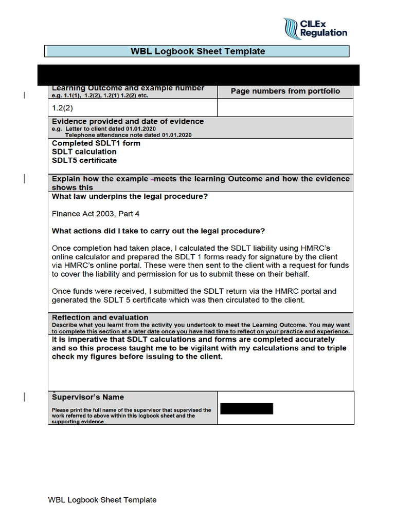 SDLT5 Sample Doc 2 | PDF