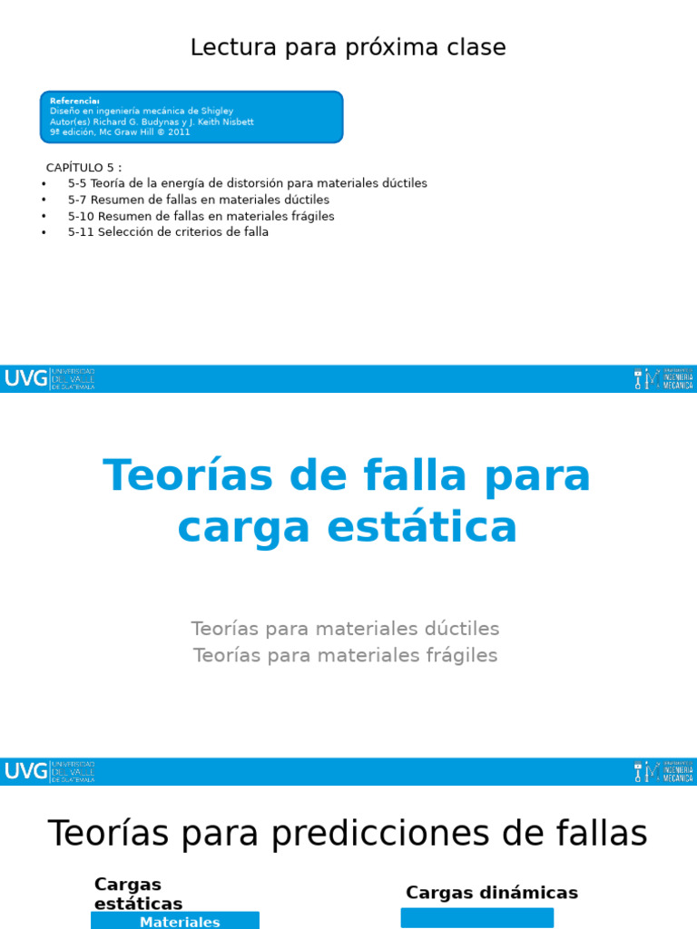 Teorías de Falla Estática | PDF