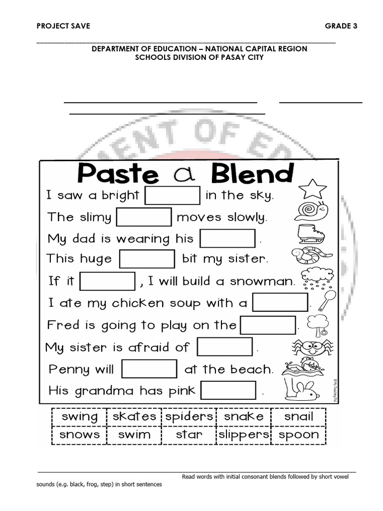 Light Refresher - Activity Sheet - W2 - D2 - Grade 3 | PDF