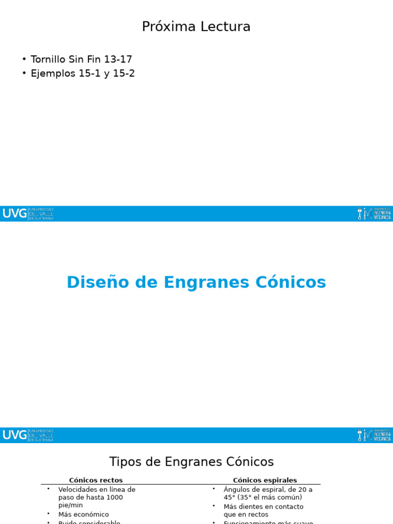 Diseño de Engranes Cónicos | PDF