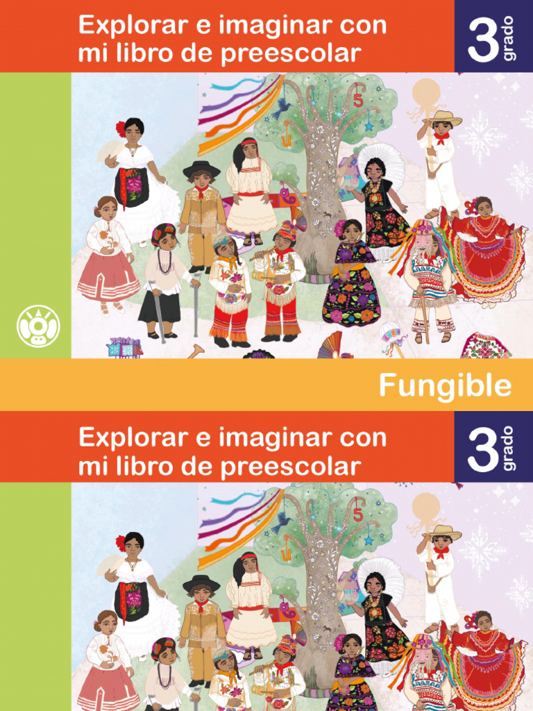 3° Explorar e Imaginar Con Mi Libro de Preescolar. Tercer Grado | PDF