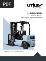 Catalogo Montacargas Fd30t 16 Fg30t 16 Komatsu Caracteristicas Tecnicas ...