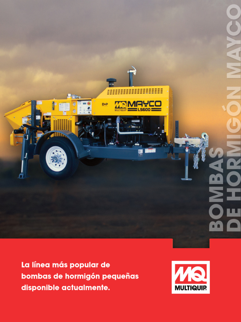 Mayco Concrete Pump Spanish DataId 104105 Version 1 | PDF