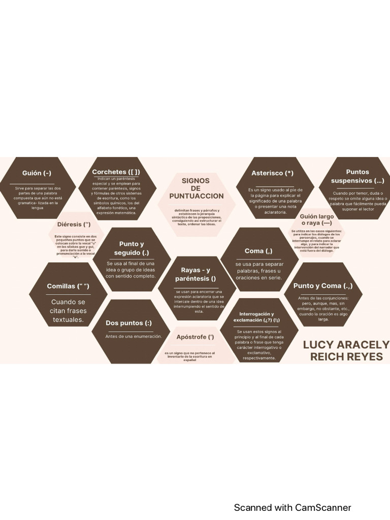 Mapa Cognitivo Estilo Panal | PDF