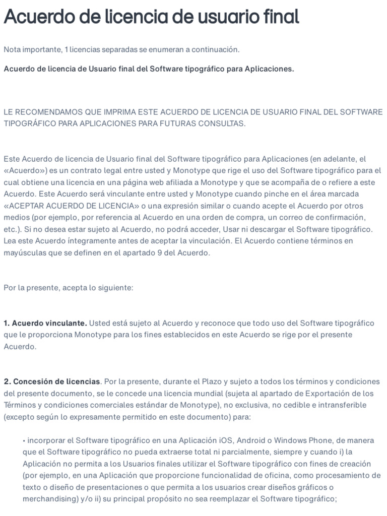 Es Pages License-Agreement Id Eula 2267&eula Lang Eula Es | PDF