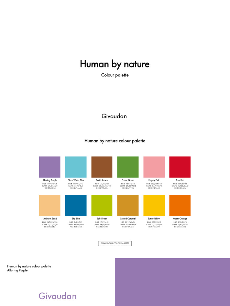 GIV - NBN - Colour Palette - 05.22 | PDF