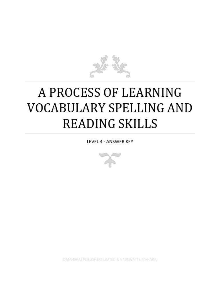 Apol-Vsr-level 4 Ans Key 1.1 | PDF