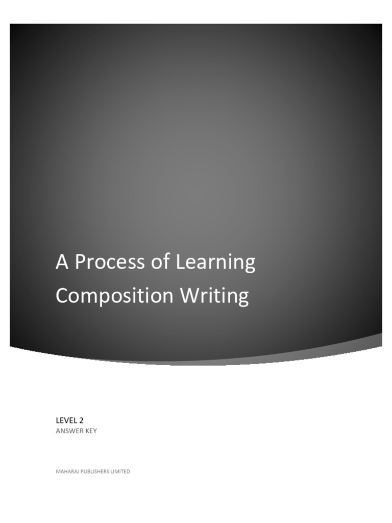 Composition Writing - Level 2 - Answer Key | PDF | Language Arts ...