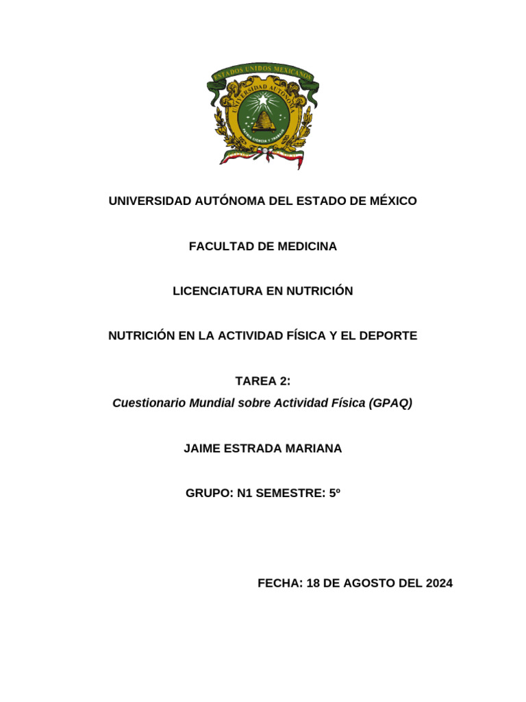 Práctica Deportes | PDF | Salud y bienestar