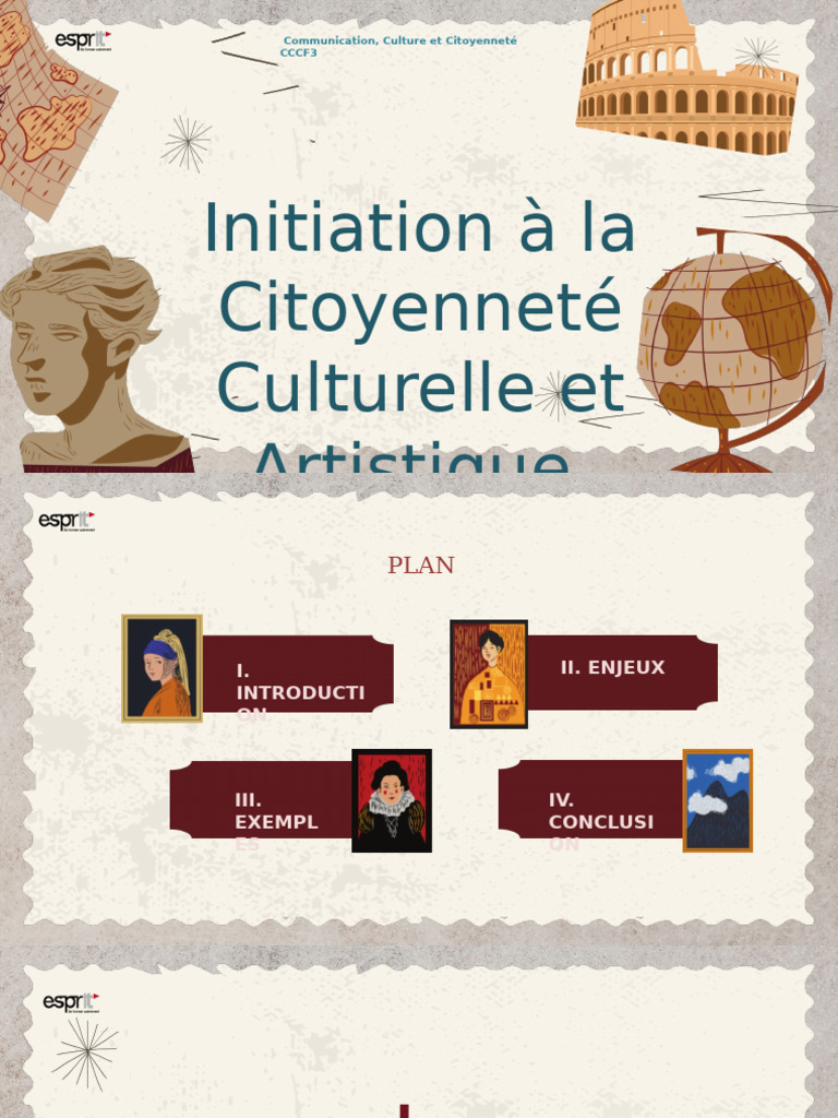 Cours Sur La Citoyenneté Artistique Et Culturelle | PDF