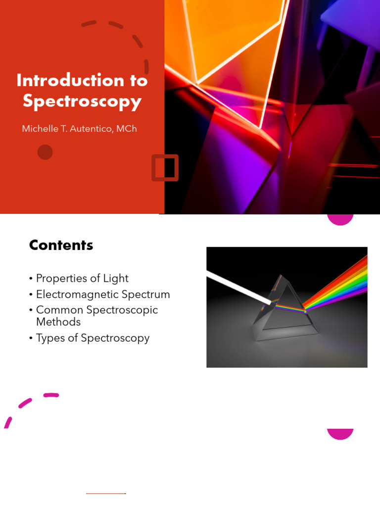 17 Introduction to Spectroscopy | PDF