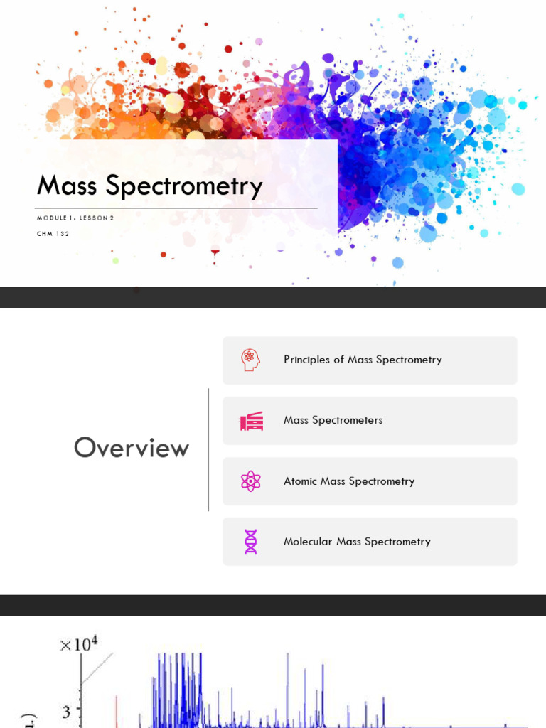 CO1 Lesson 2_Mass Spectrometry | PDF