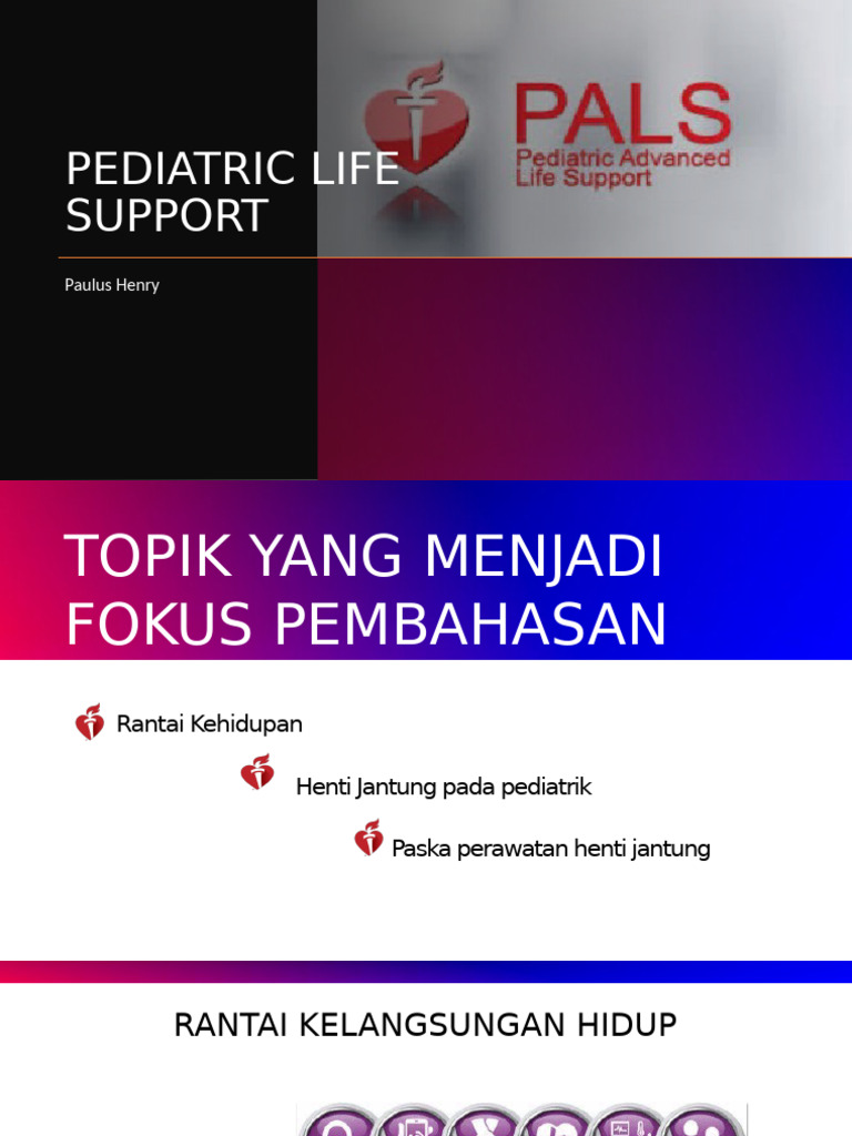 Pediatric Life Support | PDF