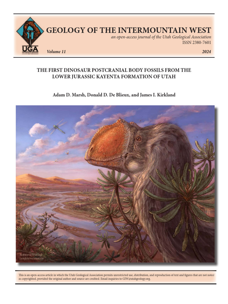 The First Dinosaur Postcranial Body Fossils From T | PDF
