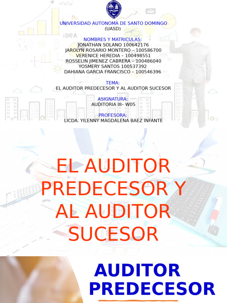 Auditor Sucesor y Predecesor | PDF
