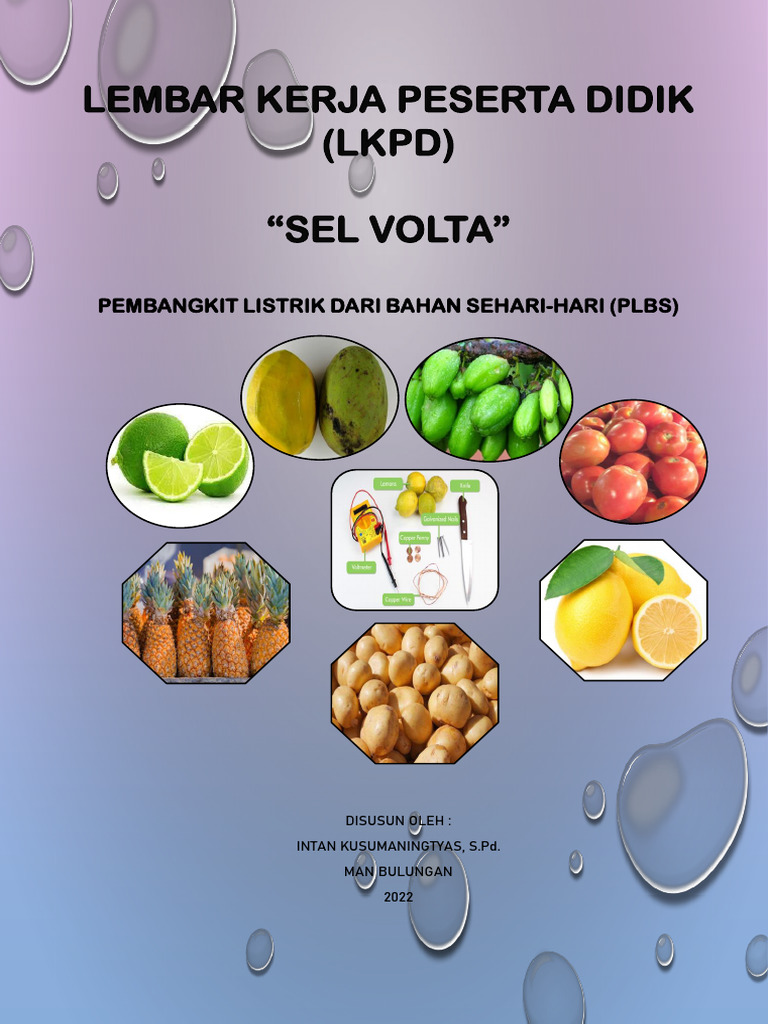 Cover LKPD Sel Volta | PDF