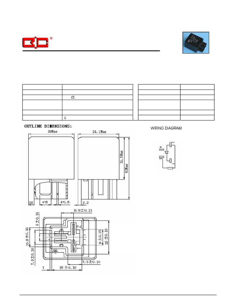 Relay MD113566 | PDF
