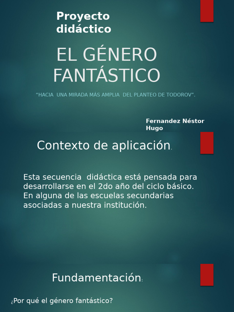 El Género Fantástico | PDF