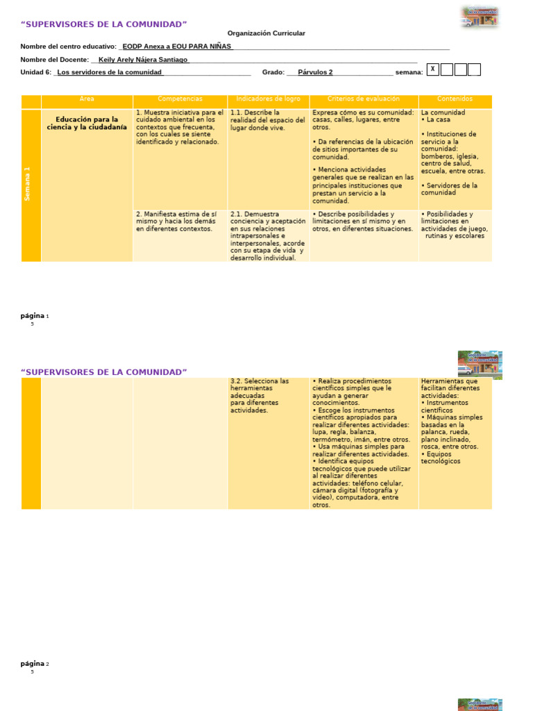 Plan Servidores de La Comunidad | PDF