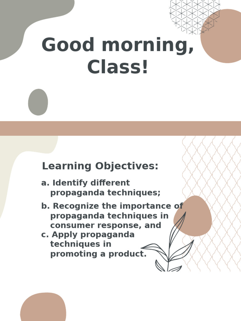 ENG8-MODULE 2- RECOGNIZING PROPAGANDA TECHNIQUES | PDF