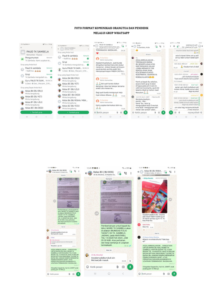 3.3.. A. Format Komunikasi Ortu Dan Pendidikedit | PDF