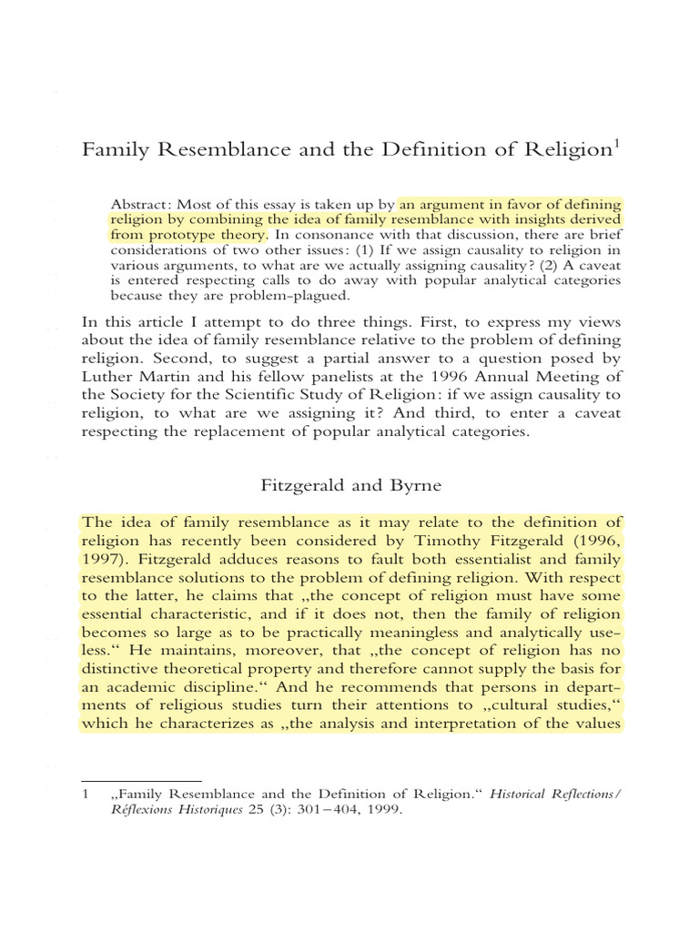 Family Resemblance | PDF | Concept | Science & Mathematics