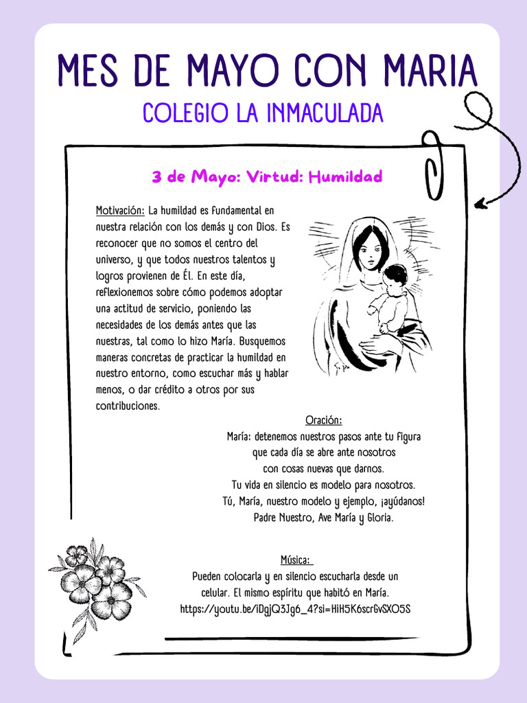 Mes de Mayo Con María | PDF