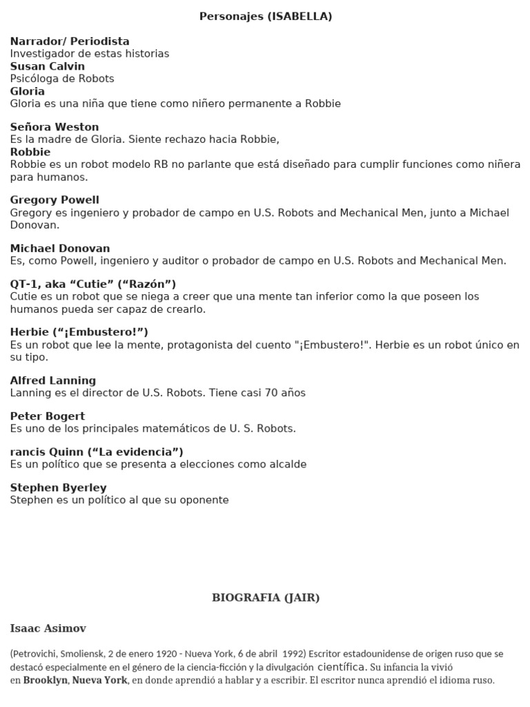 Yo Robot Pdf