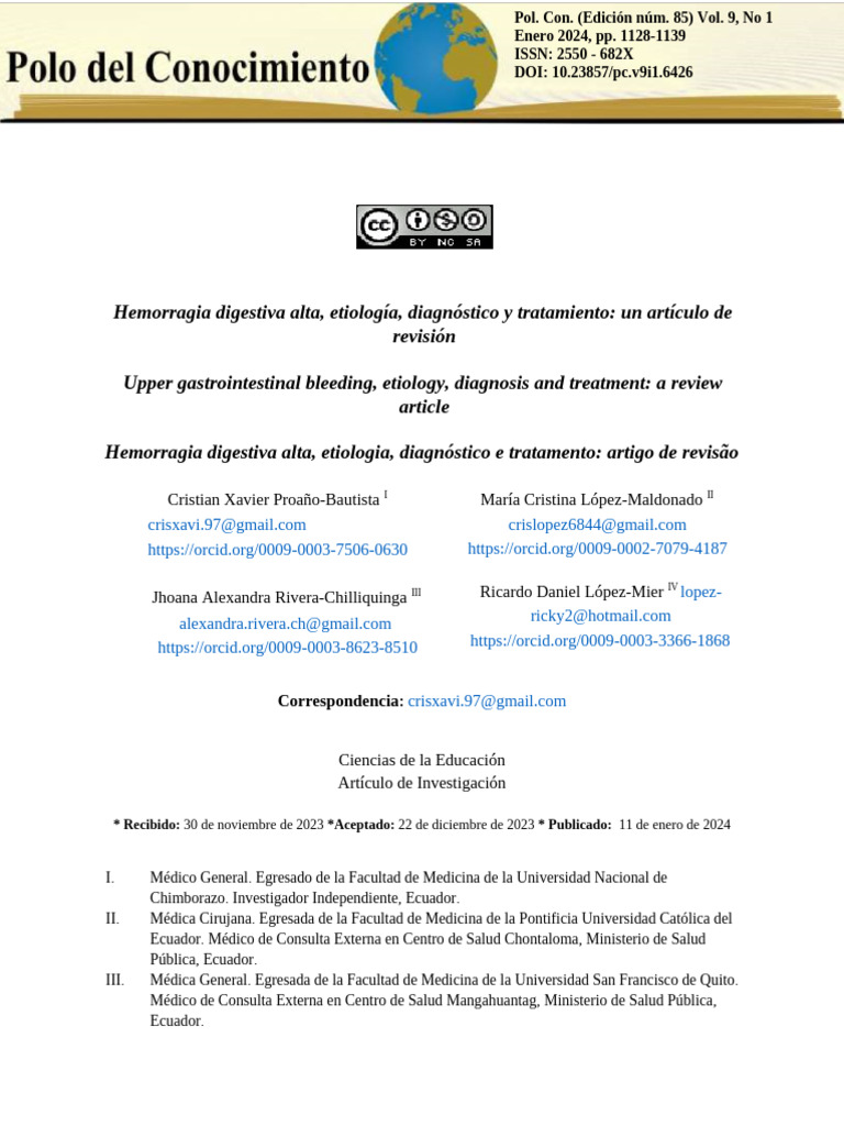 Cristian Xavier Proaño-Bautista María Cristina López-Maldonado | PDF