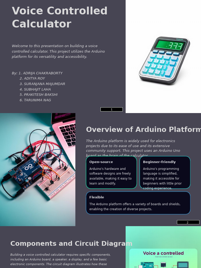 Voice Controlled Calculator | PDF