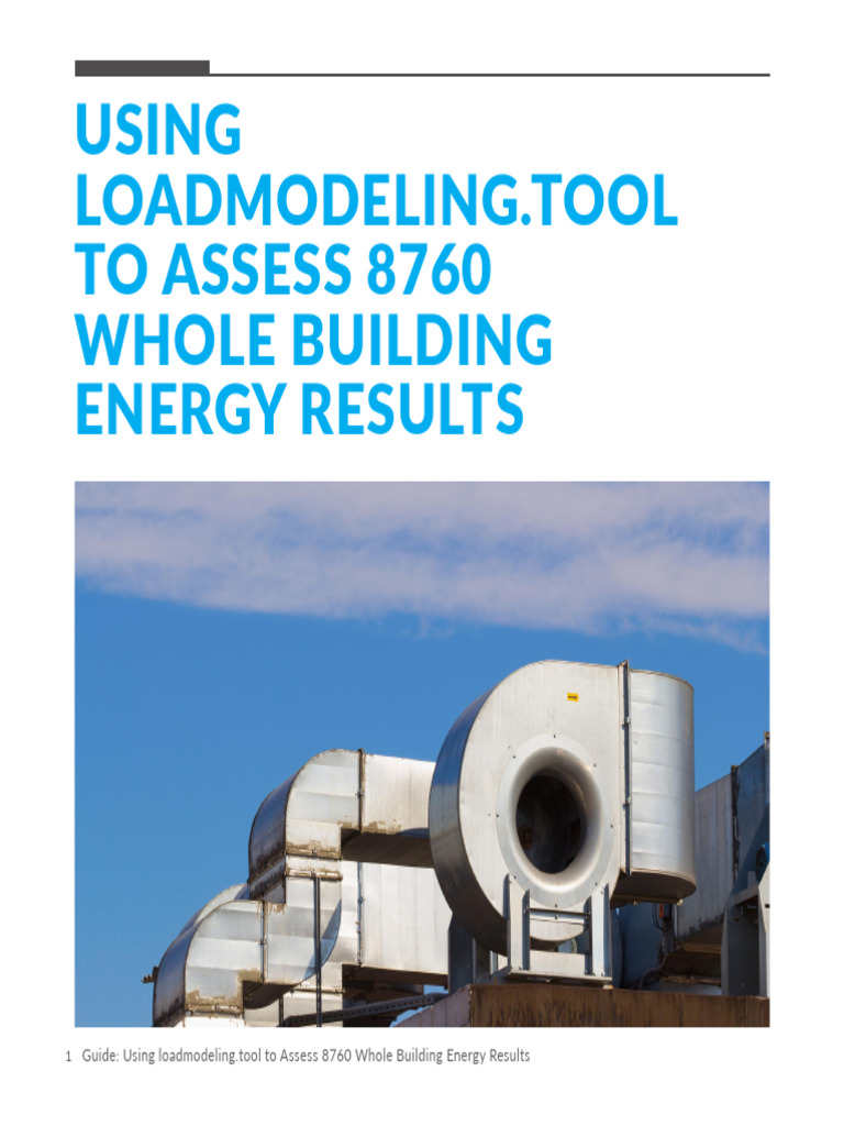 Guide - Whole Building Energy Modeling | PDF Guide - Whole Building Energy Modeling | PDF