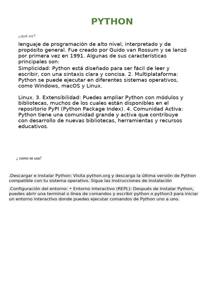 lenguaje de programación de alto nivel | PDF